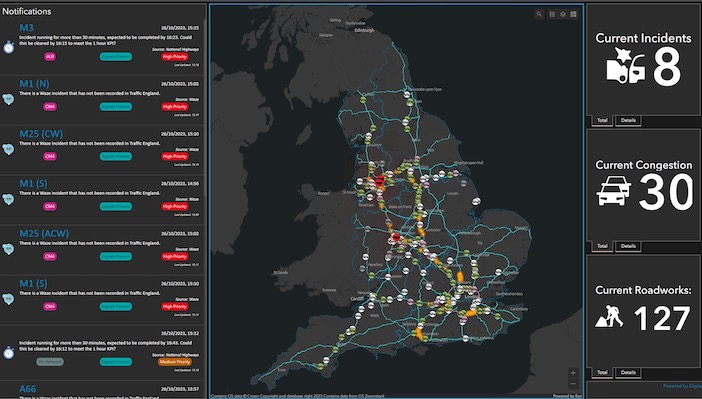 UK's National Highways wins Esri Special Achievement in GIS Award | Traffic Technology Today